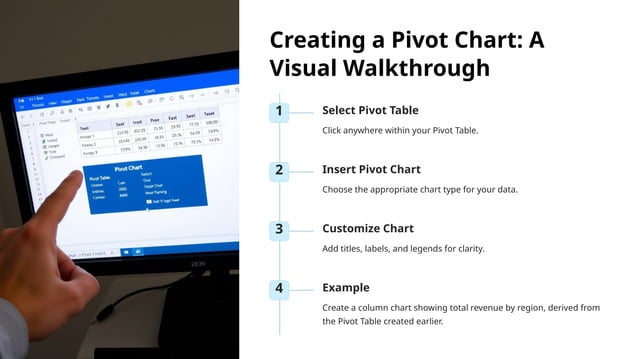 Pivot Tables and Pivot Charts: Data Summarization and Visualization | PPTX