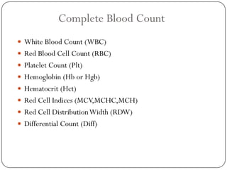 6. Blood cell indices in hematology ppt | PDF
