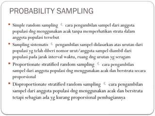 6. Teknik Sampling, Sampel Penelitian, Desain Penelitian.pptx