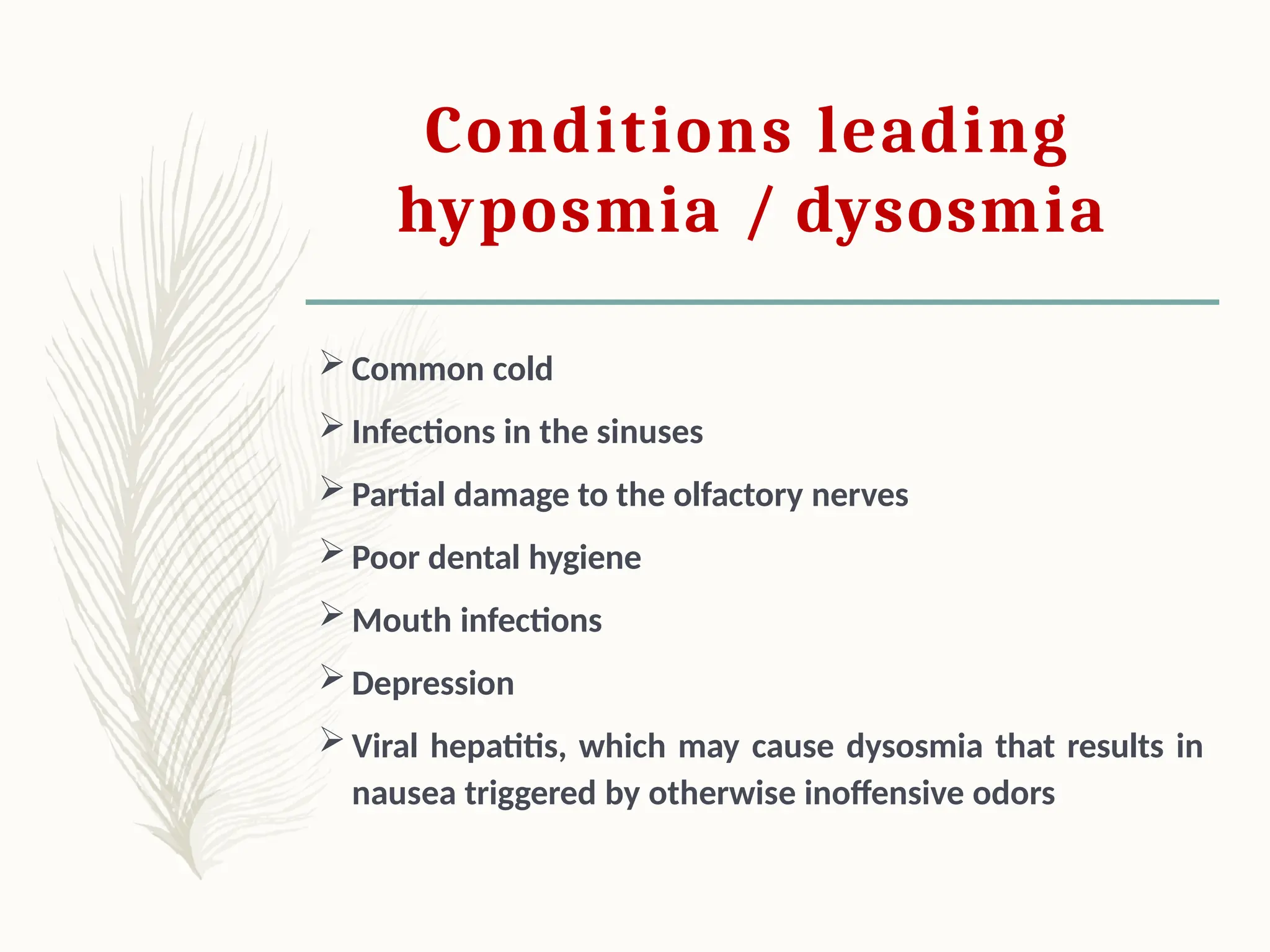 6. Disorders of Smell and Taste.ppt humanx | PPTX