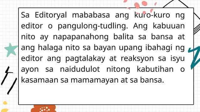 6. FILIPINO8-Q1-ARALIN6-EDITORYAL.pptx- UNANG MARKAHAN | PPTX
