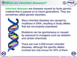 6. Inherited Diseases v1.0.ppt boardworks | PPT
