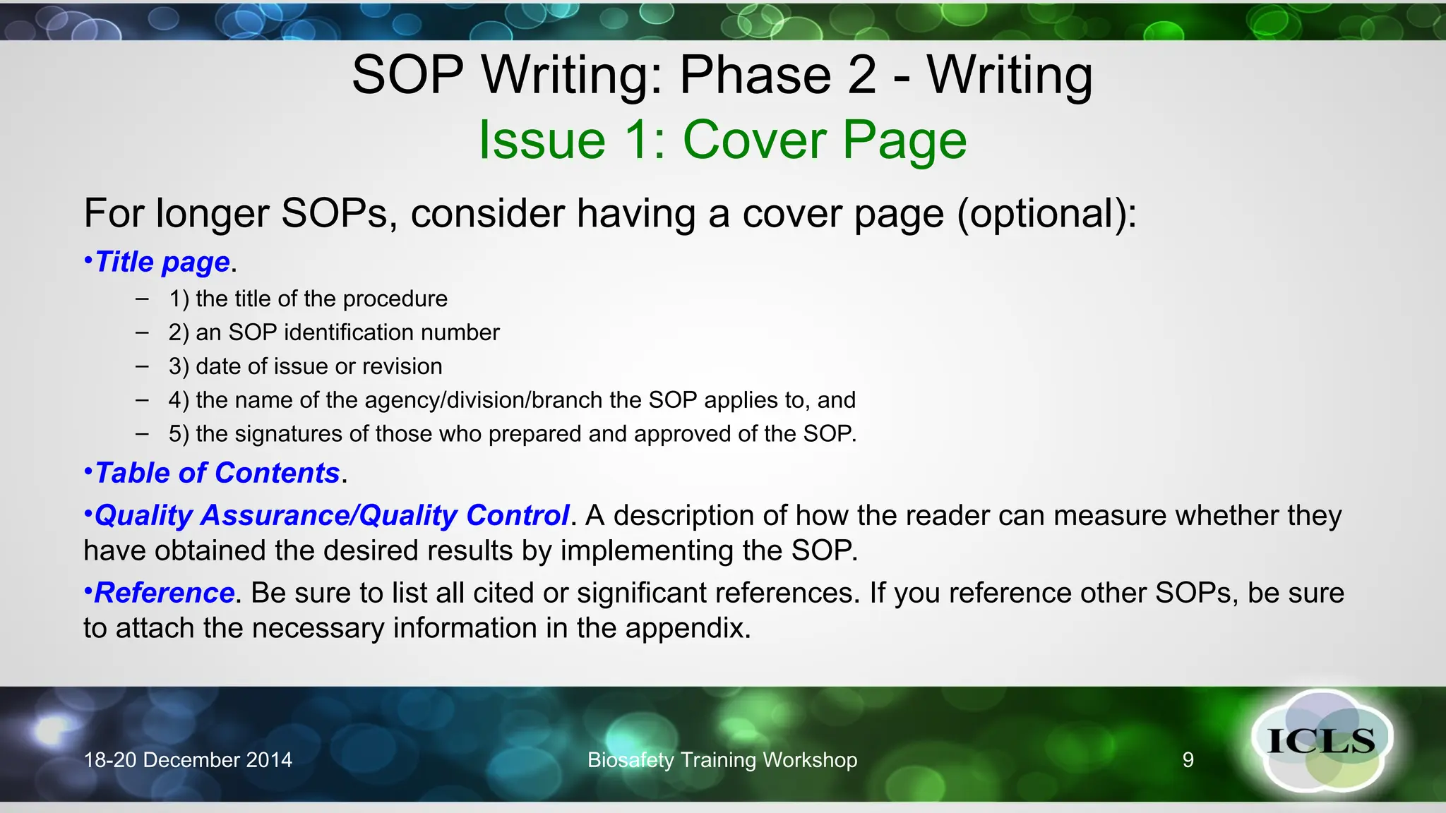 6. Standard Operating Procedures Writing.ppt