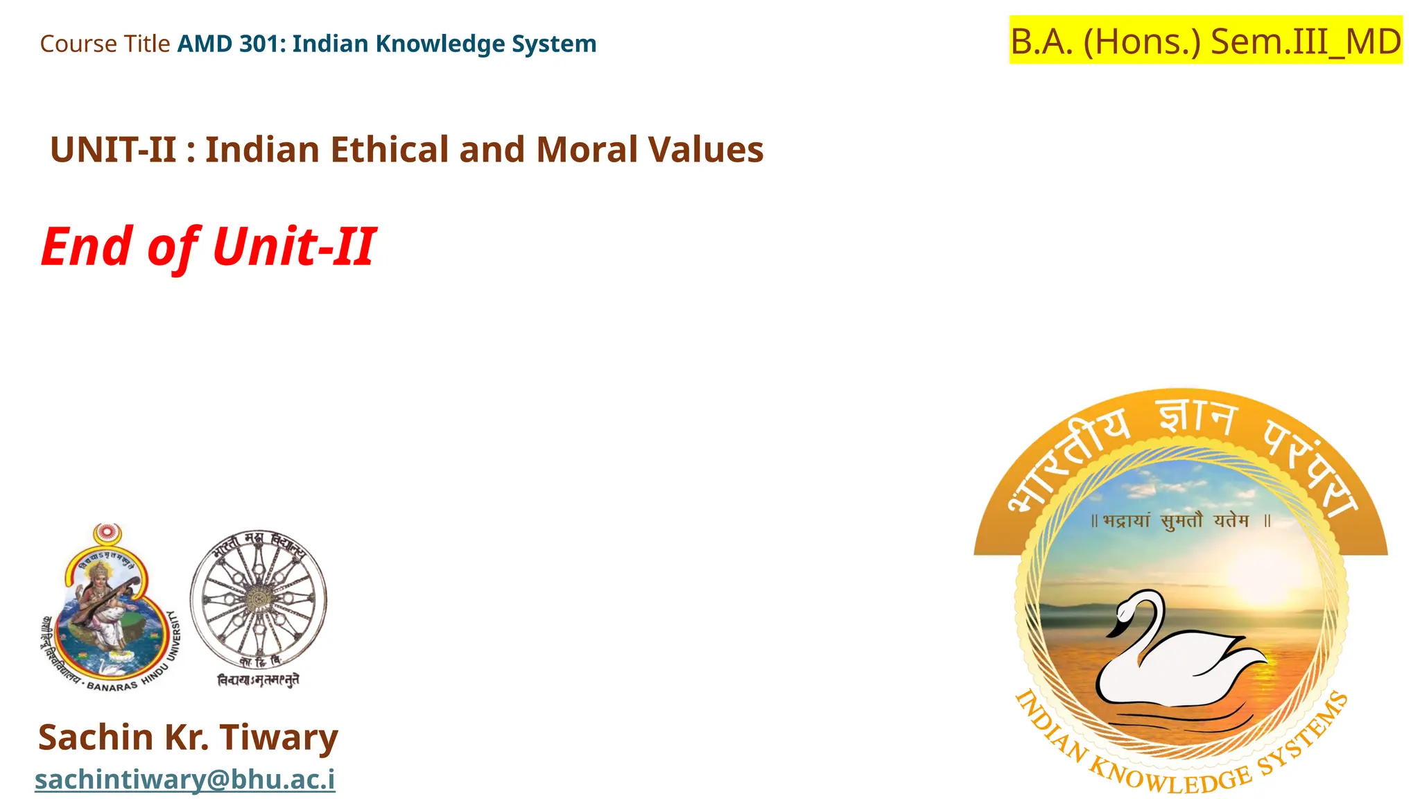 Traditional Indian Environmental Ethics_IKS | PPTX