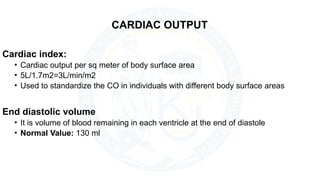 6.Cardiac Out put.pptx cardiac output physiology | PPTX