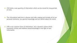 6.2 Long-Term-Memory.pdf Explaining LTM AND STM | PDF