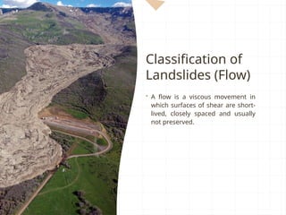 Introduction to types of Landslides and causes | PPTX