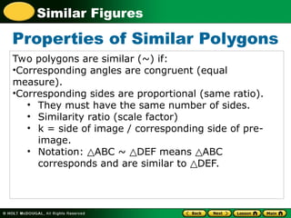 Similarity and Proportion Understanding Similar Figures | PPT