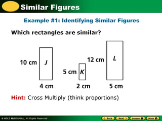 Similarity and Proportion Understanding Similar Figures | PPT