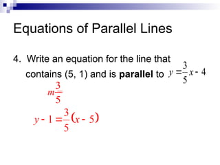 Understanding Slopes: Parallel and Perpendicular Lines in Algebra | PPT