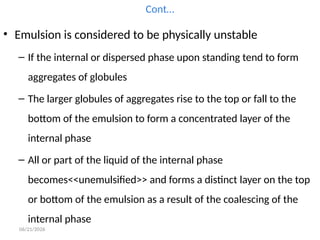 Comprehensive Overview of Pharmaceutical Emulsions: Types, Preparation ...