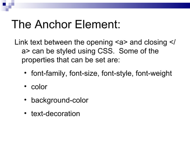 62 Css Link Styling Ppt