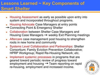 6.2 Smart Shelter: How Shelters Can Improve Outcomes in Housing First ...