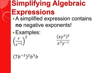 6 2 properties of exponents | PPT