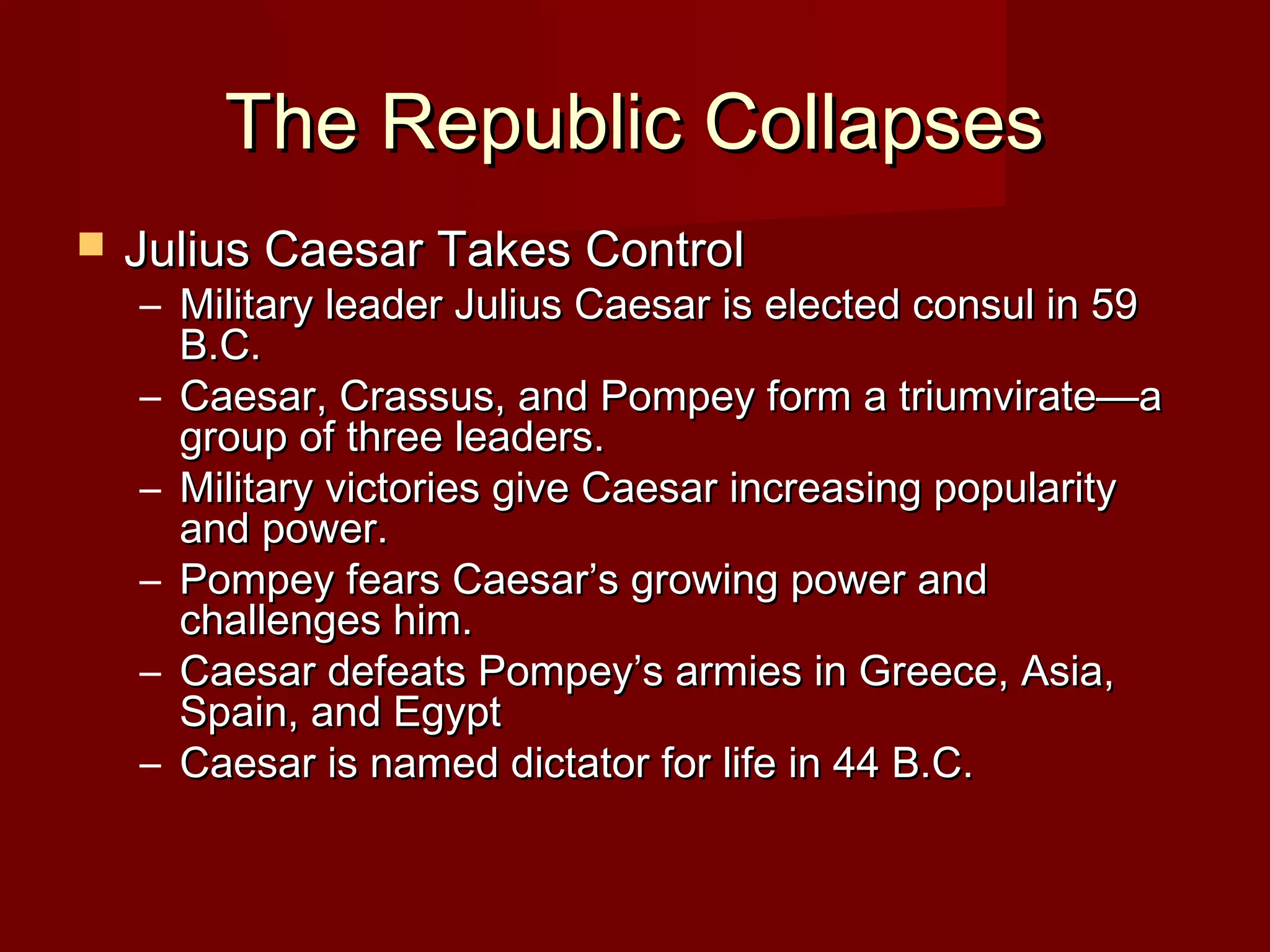 6 2 the roman empire (1) | PPT