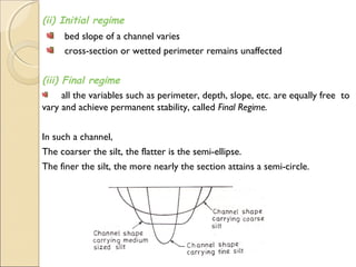 Lacey Regime Theory - Irrigation Engineering | PPT