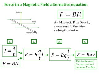 Magnetic Flux Density Formula