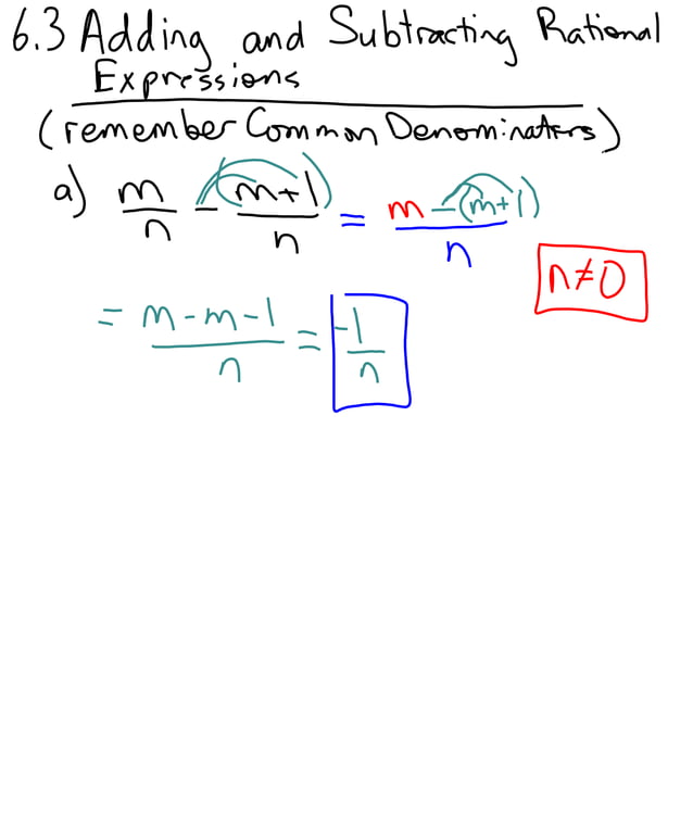 6.3 adding and subtracting radical expressions | PDF