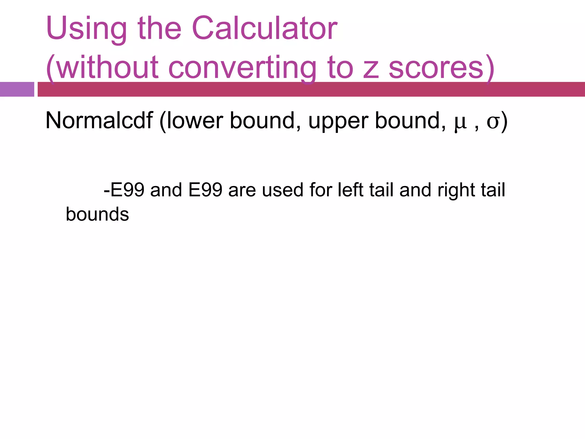 6.3 area under norm curve | PPTX