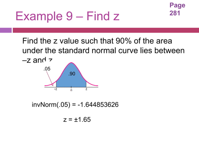 63 Area Under Norm Curve Pptx Physics Science