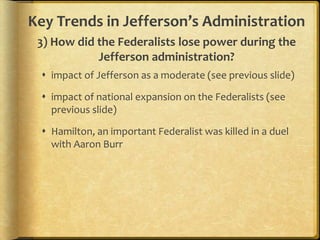 Jefferson Alters the Nation's Course | PPTX