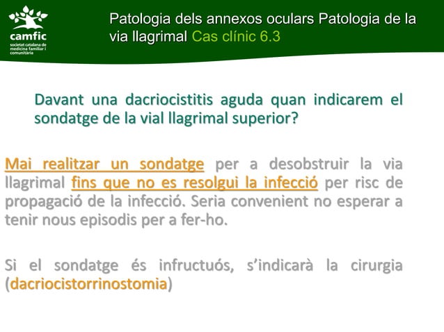 6. 3 obstrucció llag dacriocistitis 1 | PPT