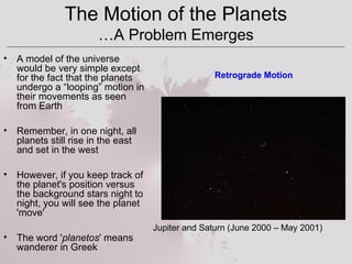 6-4-07 - A Brief History of Views of Earth's Place in Space.ppt