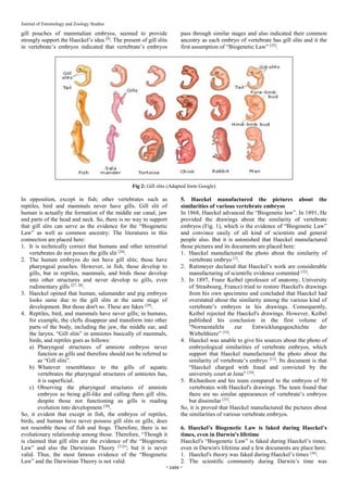 Embryological evidences opposite to Darwin’s theory: Biogenetic law ...