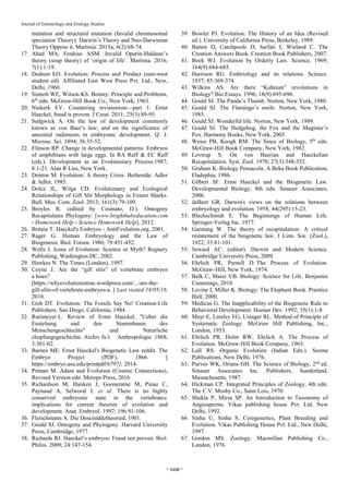 Embryological evidences opposite to Darwin’s theory: Biogenetic law ...
