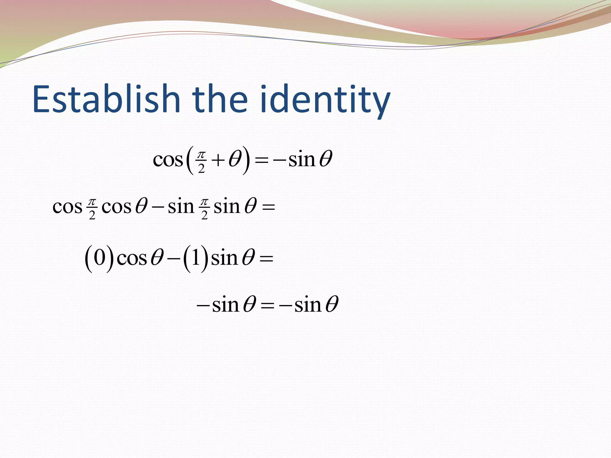6.4.3 sum and difference formulas | PPTX