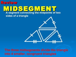 6.4 Discovering Properties Of Midsegments (2009) | PPT