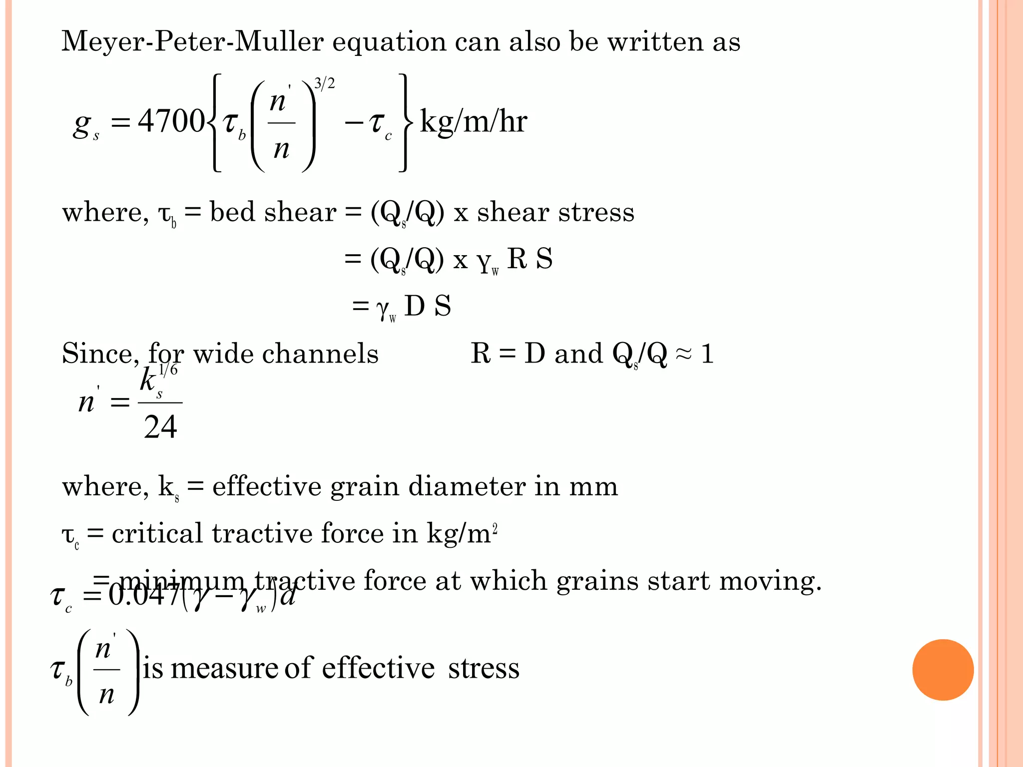 Sediment Transport | PPT