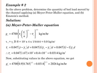 Sediment Transport | PPT