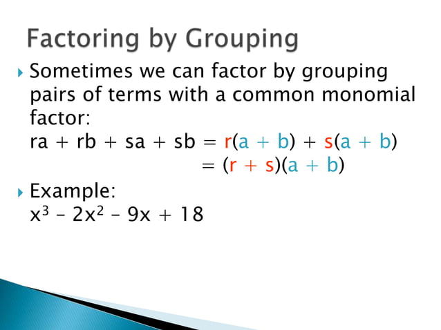 6.4 factoring and solving polynomial equations | PPTX | Physics | Science