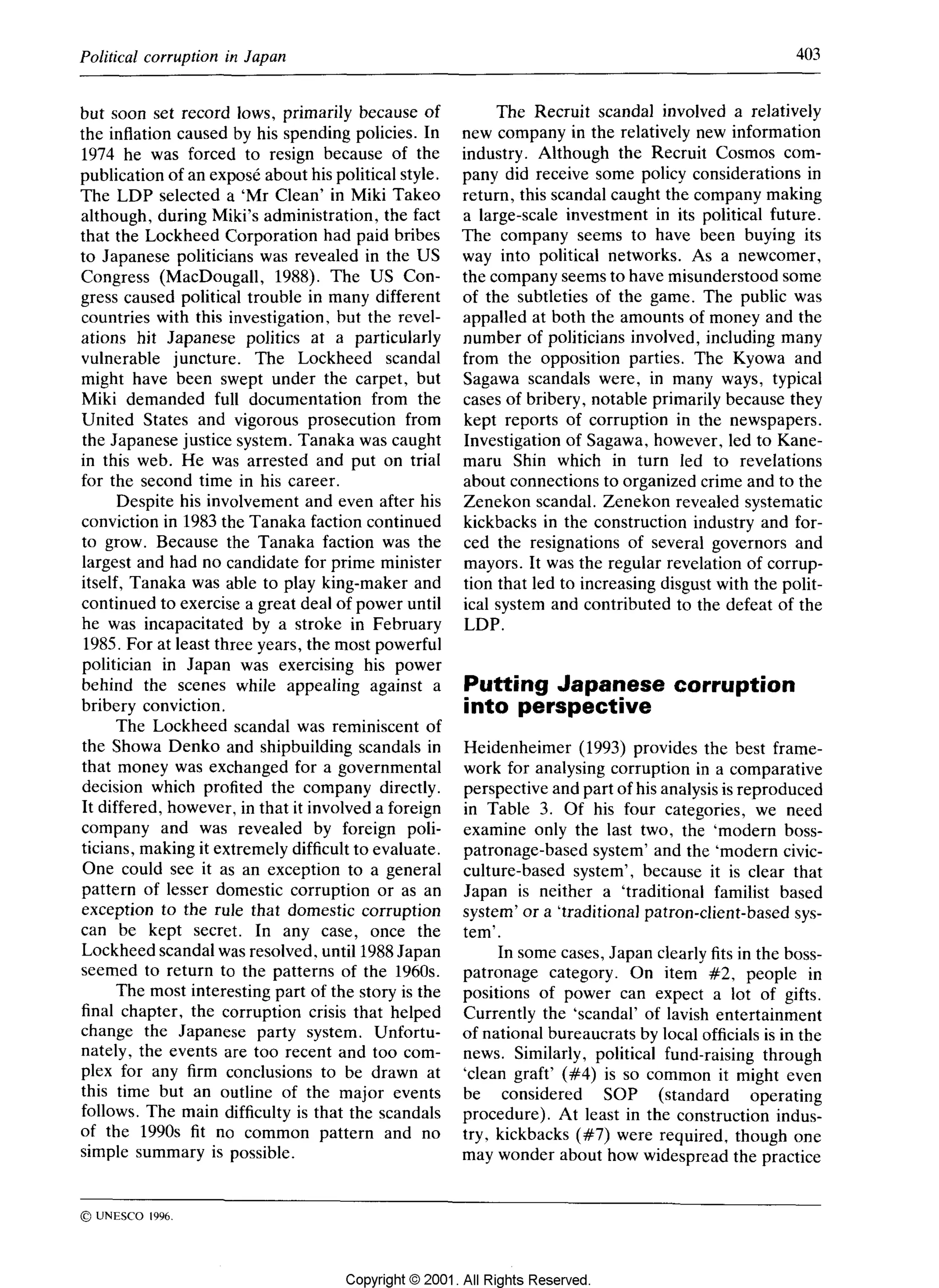 6.4 reed political corruption in japan | PDF