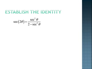 6.5.1 double angle formulas | PPTX