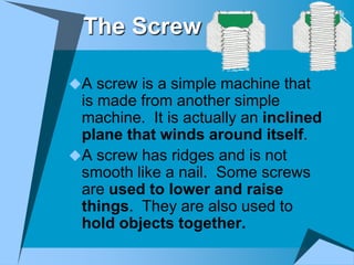 SC 6 5.7 simple machines-powerpoint | PPTX