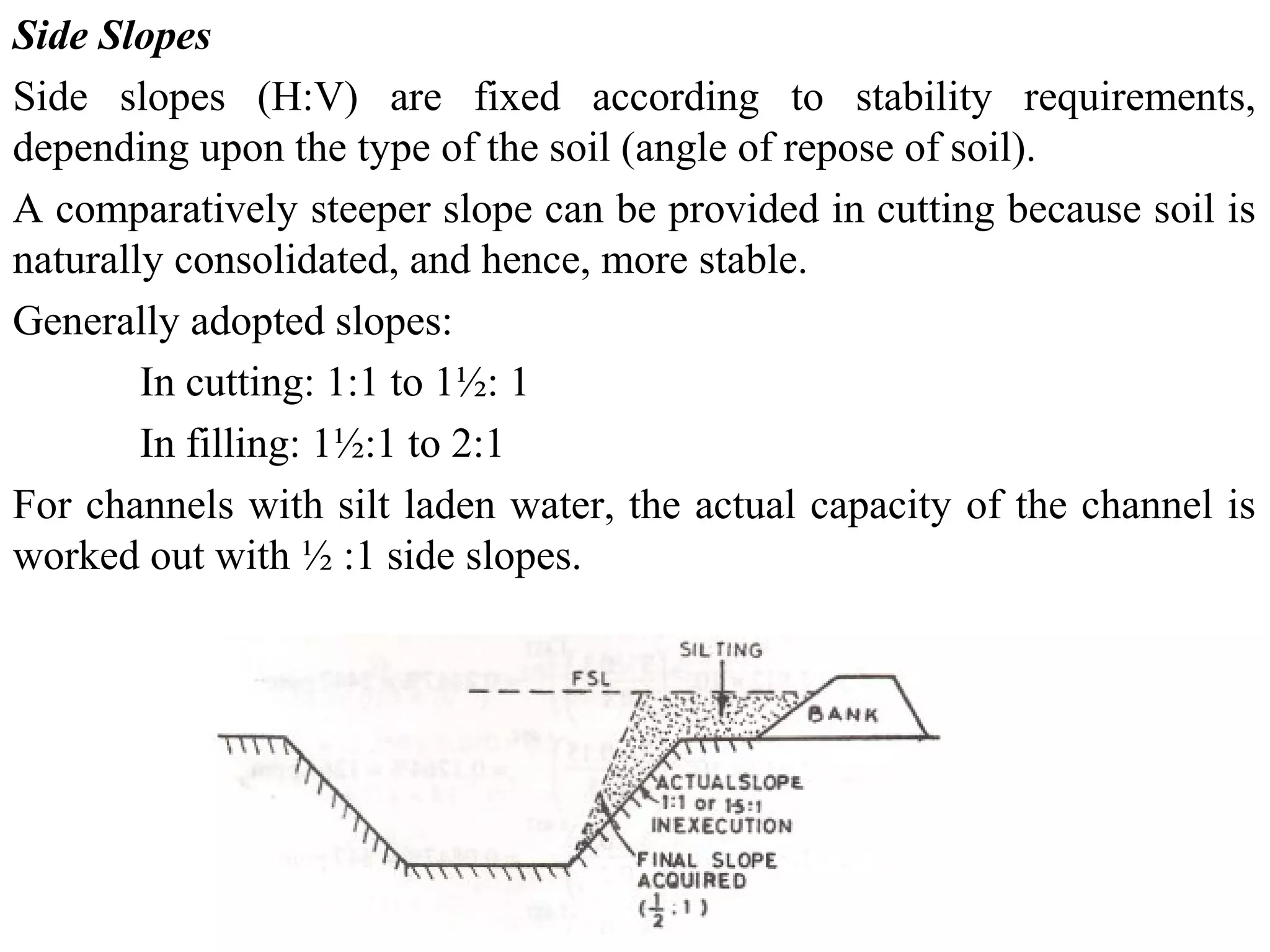 Design of a channel Reach | PPT