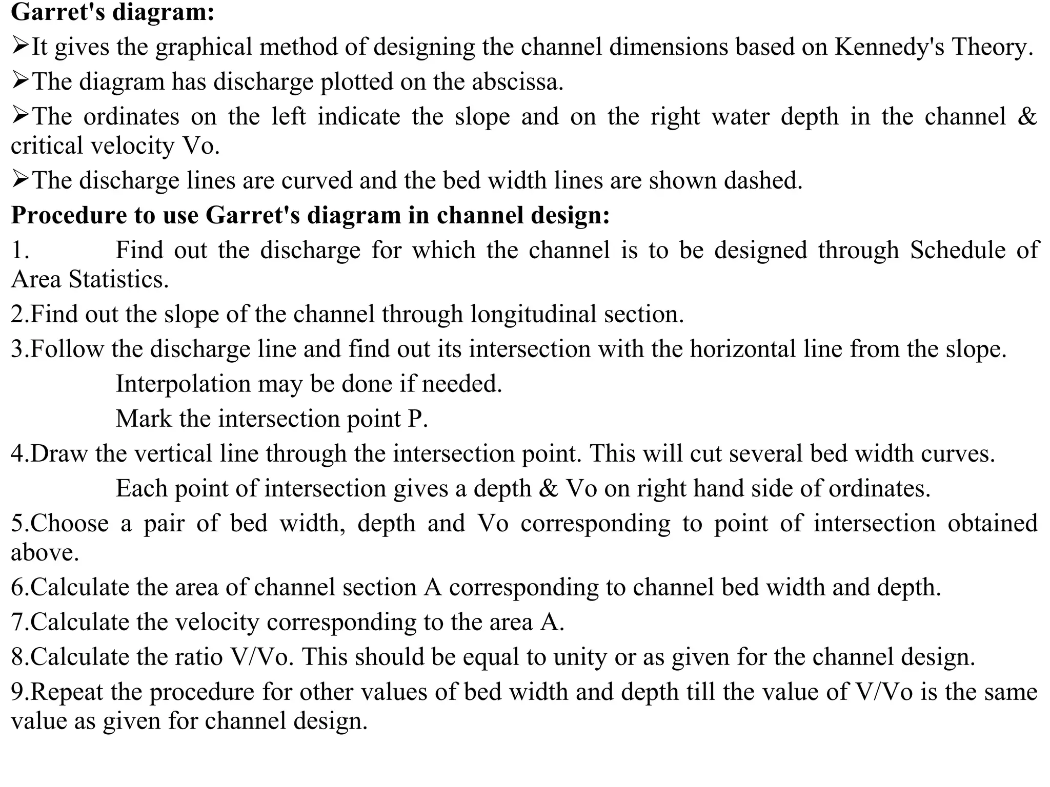 Design of a channel Reach | PPT