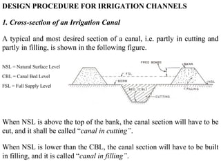 Design of a channel Reach | PPT