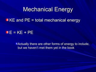 6 5 conservation of mechanical energy | PPT