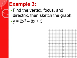 6 5 parabolas | PPTX