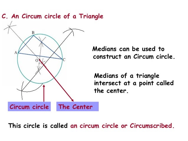 6.5 the incircle and circumcircle