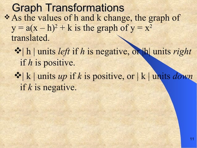 6.6 analyzing graphs of quadratic functions | PPT | Physics | Science
