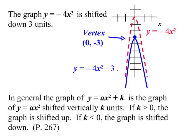 6.6 analyzing graphs of quadratic functions | PPT | Physics | Science