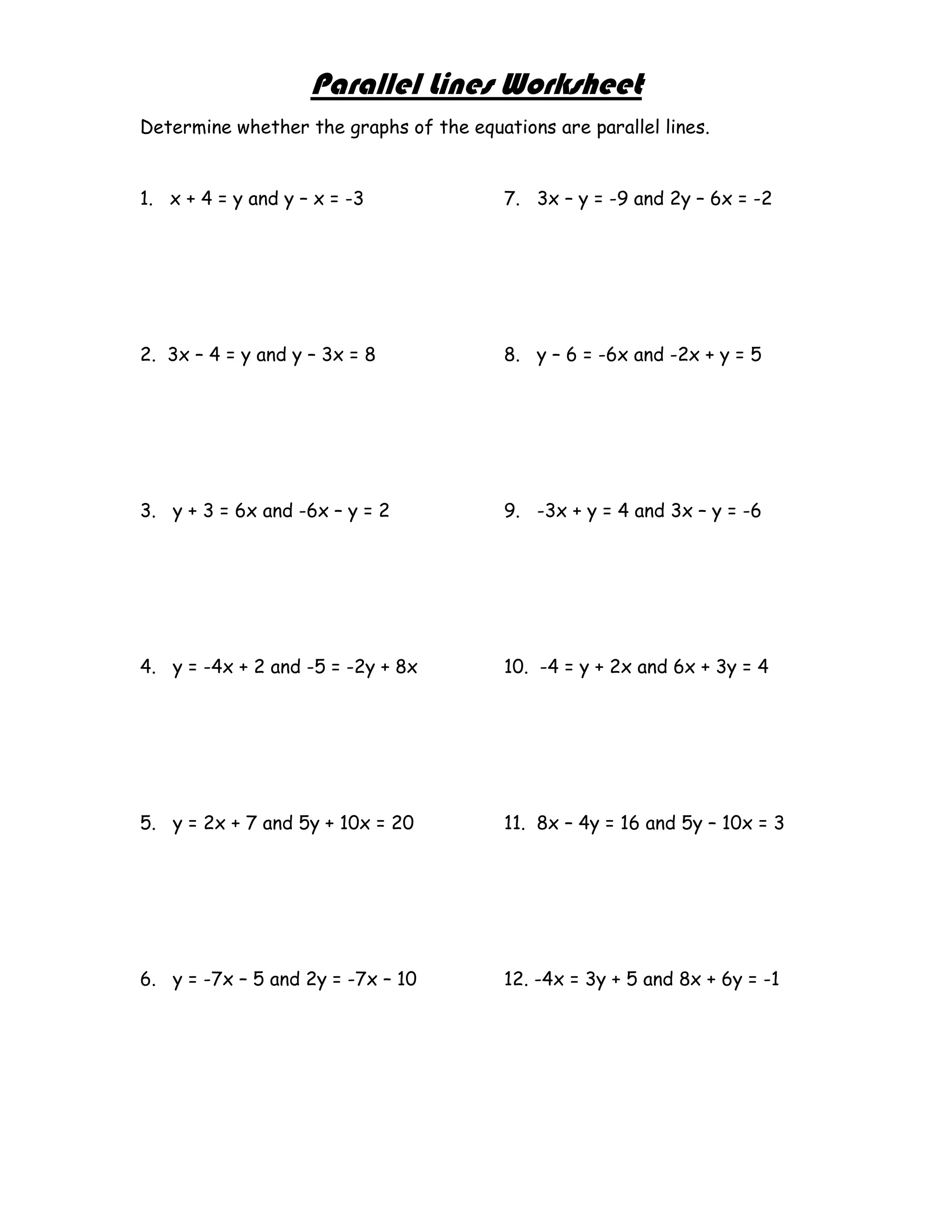 6.6 equations of parallel_lines | PDF
