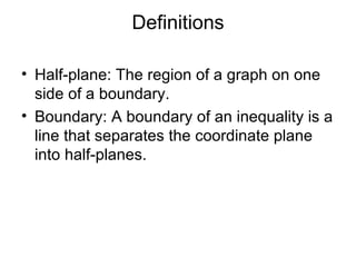 6.6 Graphing Inequalities In Two Variables | PPT