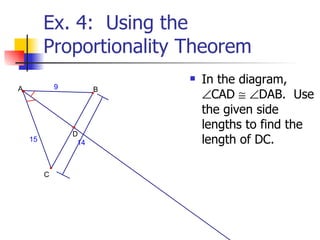 6.6 proportions & similar triangles | PPT