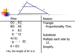 6.6 proportions & similar triangles | PPT