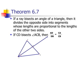 6.6 proportions & similar triangles | PPT